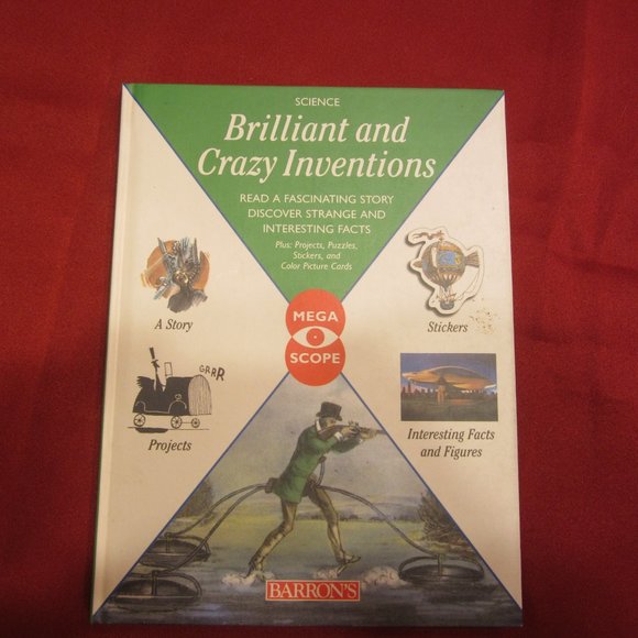 VINTAGE BOOK | Other | 999 Brilliant Crazy Inventions By Claire Ubac ...